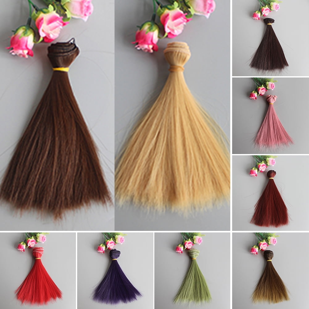 Buy Archer 15cm Long Straight Synthetic Fiber Wig Hair Extension for ...