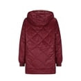 Aellinatey Women's Thick Hooded Cotton-padded Jacket in Winter (Diamond ...