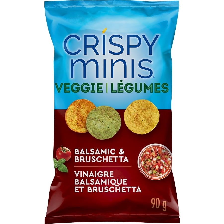 Quaker Crispy Minis Balsamic & Bruschetta Multigrain Chips with ...
