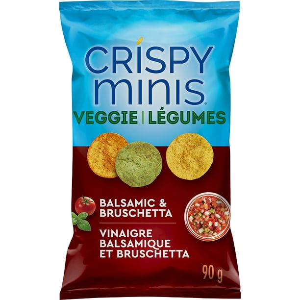 Quaker Crispy Minis Balsamic & Bruschetta Multigrain Chips with ...