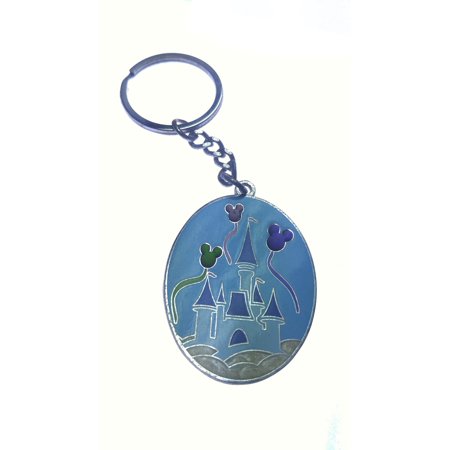 Disney Magic Kingdom Cinderella's Castle Celebrate Metal Key Chain ...