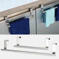 14inch Cabinet Towel Bar Over Cabinet Towel Rack Storage Organizer Hang ...