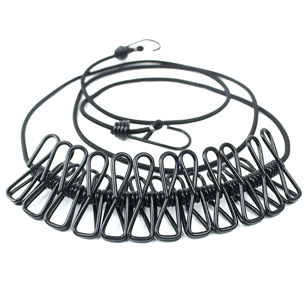 Anvazise 180cm Elastic Outdoor Clothesline Pants Laundry Drying Hanger ...