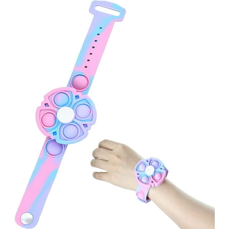 Pop it Watch Spinner Band Fidget Toy for Boys and Girls Bubble Popping ...