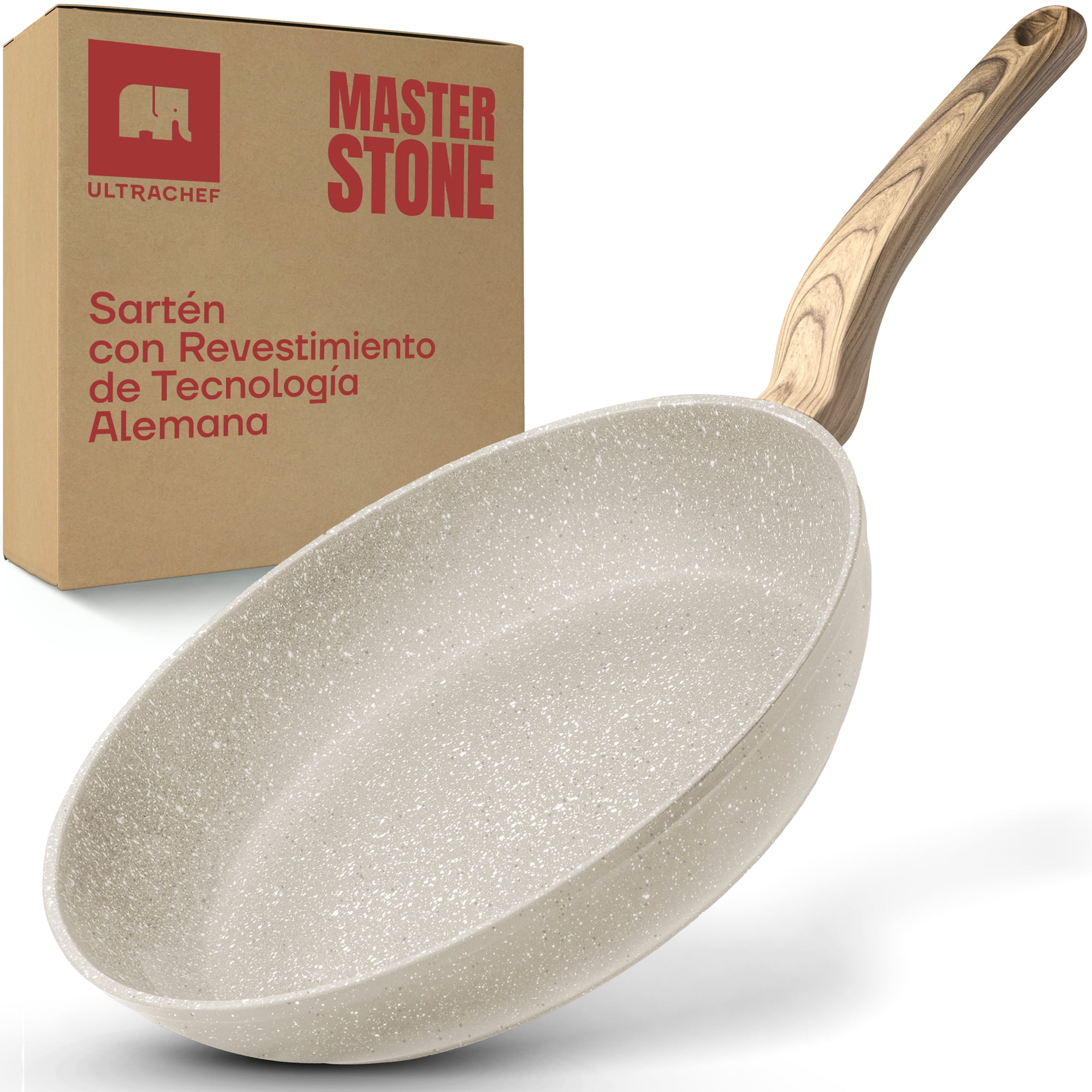 Sartén Antiadherente Ultrachef Línea Master Stone 24 cm Blanco | Bodega ...