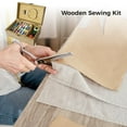 Bangcool Complete Starter Sewing Kit with Durable Wooden Box, Hand ...