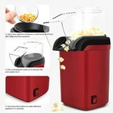 Evjurcn Hot Air Popcorn Popper with Measuring Cup 1200w Mini Popcorn ...