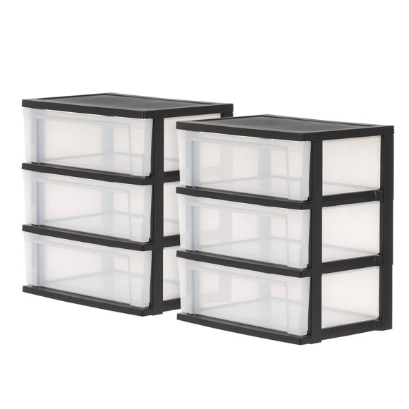 3 Drawer Plastic Storage