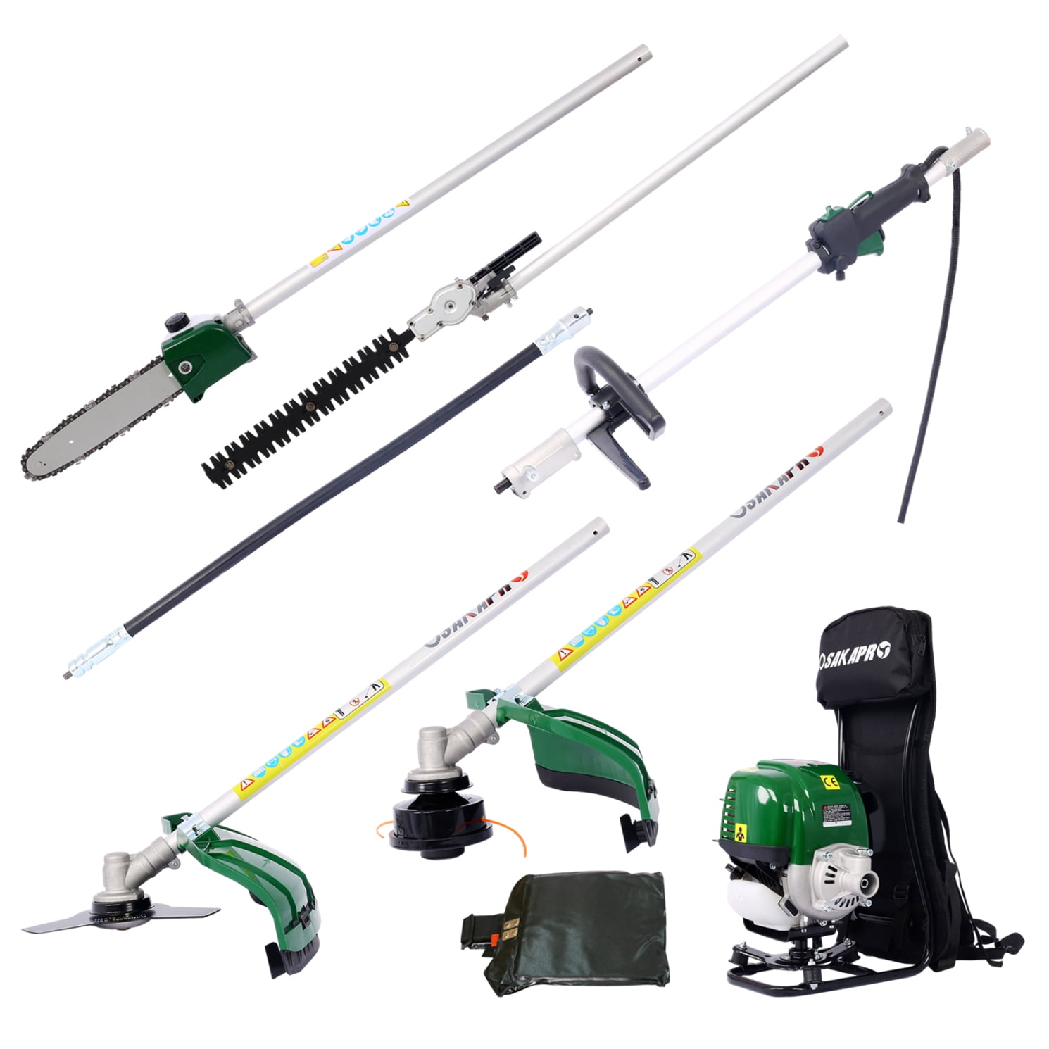 4 in 1 Multi-Functional Trimming Tool, 38CC 4-Stroke Garden Tool System ...