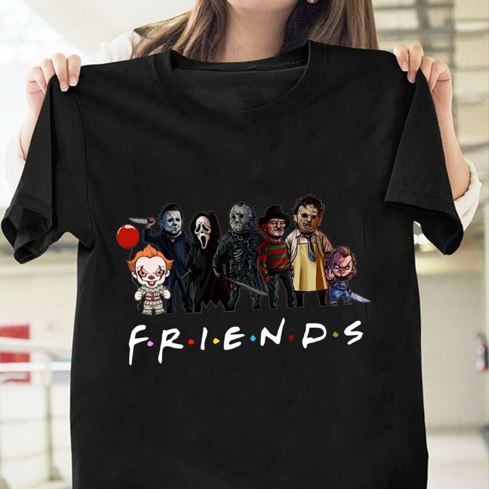Buy Horror Friends Tee Horror Movie Killer Mix Friends Tv Show ...
