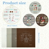 4 Sets Embroidery Kit for Beginners Including Embroidery Cloth with ...
