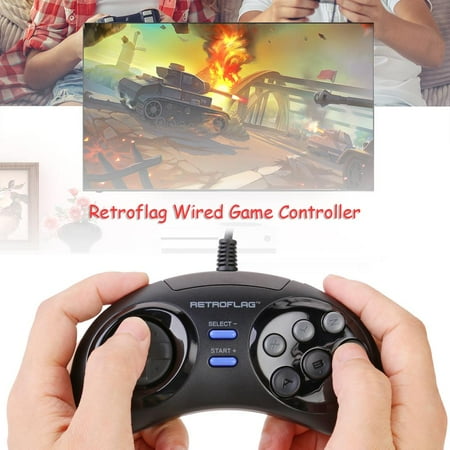 Clairlio Retroflag Wired USB Game Controller Gamepad Joystick for Raspberry Pi Windows | Walmart ...