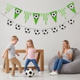 Alasum 4Pcs Soccer Pennant Banner Assorted Colors Durable Paper Soccer ...