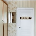 GANGSTER Vintage Style Rustic Street Sign – (2 Pack) Mob Mobster Mafia ...