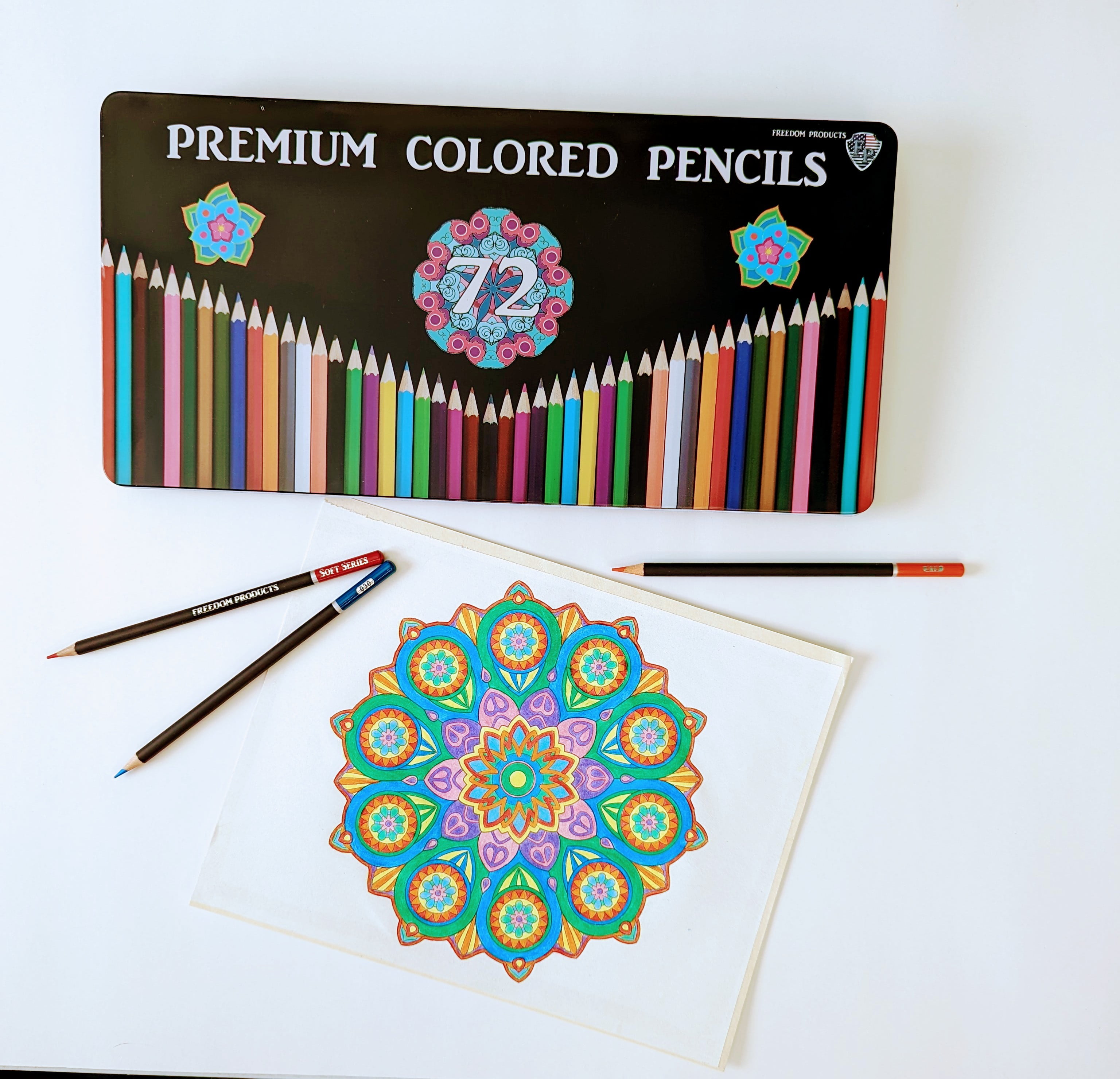 72-piece colored pencil set