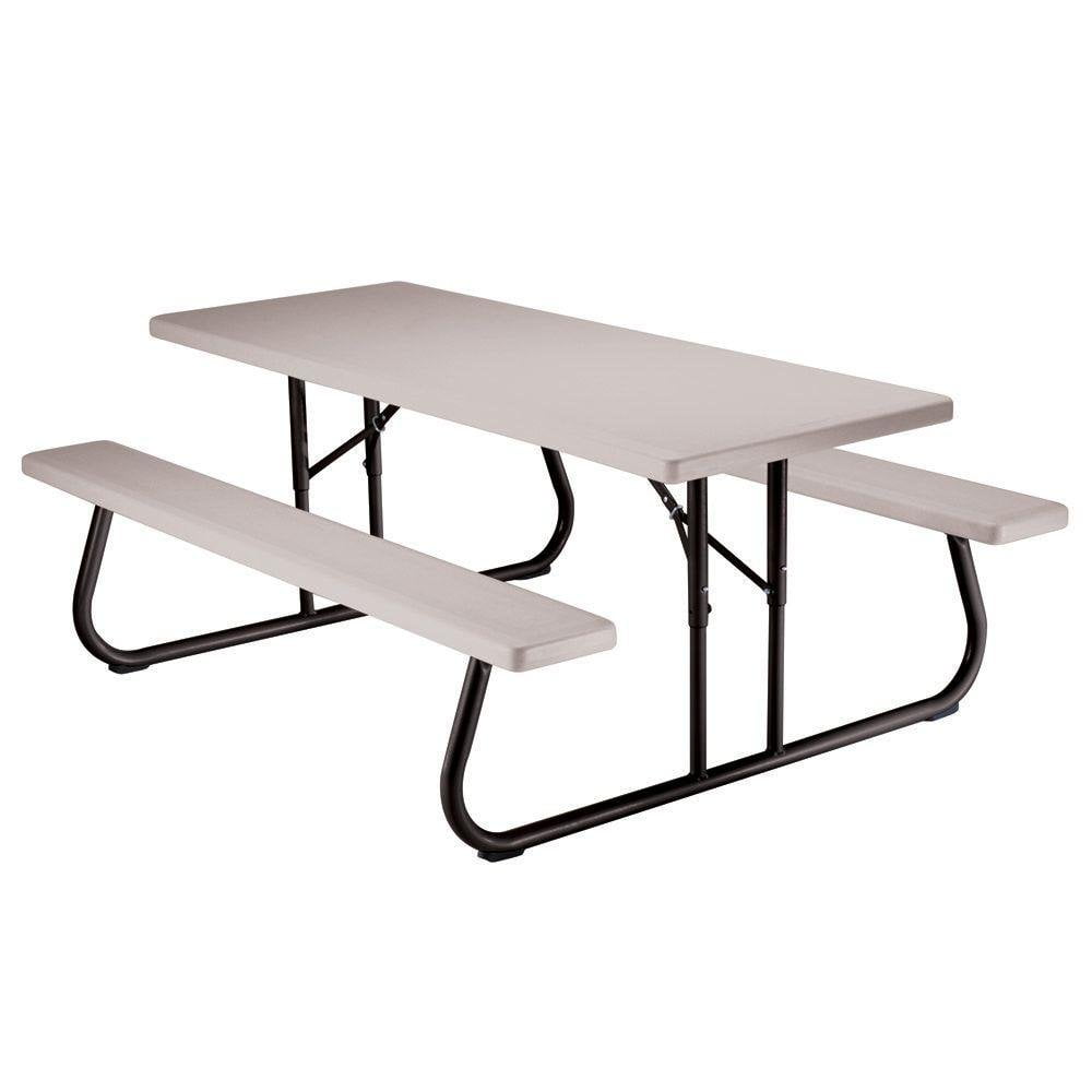 Click here for Lifetime 22119 Folding Picnic Table  6 Feet  Putty prices