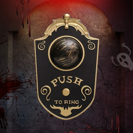 Eyeball Doorbell Halloween Haunted House Decoration Tricky Scary Bell ...