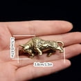 Brass Figurine Metal Bullfighting Statue Miniature for Nostalgics Home ...