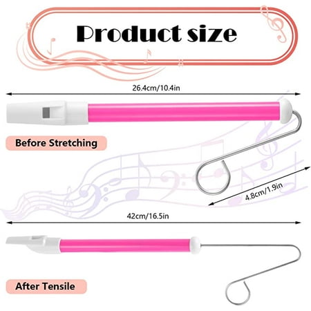 Pack of 2 Kids Slide Whistles Home Home Beginner Parent-Child Preschool ...