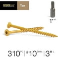 Hillman Fasteners 48419 5LB 3x10 Tan Deck Screw - Walmart.com