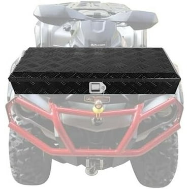 Costway ATV UTV Steel Cargo Hunting Rear Drop Basket Rack: Durable ...