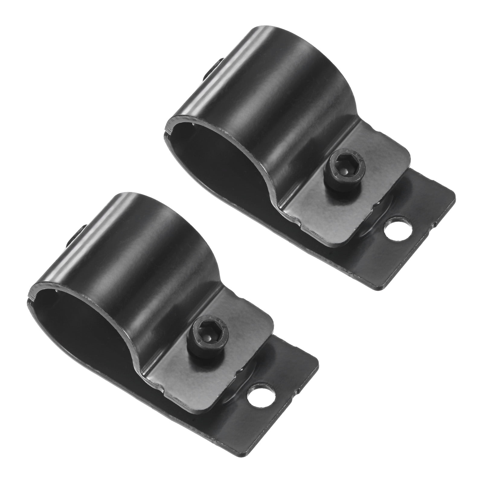 Uxcell 2-Pack Conector de Tubería Estructural, Abrazaderas de Fijación de Tubería de Acero para ...