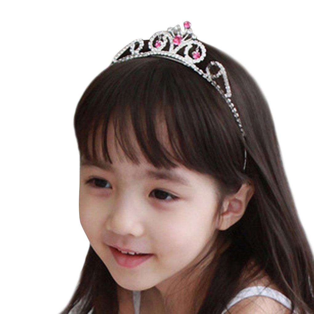 Simplicity Girls Party Tiara Crown w/ Colorful Rhinestone Crystal, 7311 ...