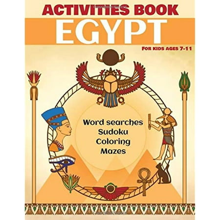 Activities book for kids ages 7-11 - EGYPT - word searches, sudoku ...