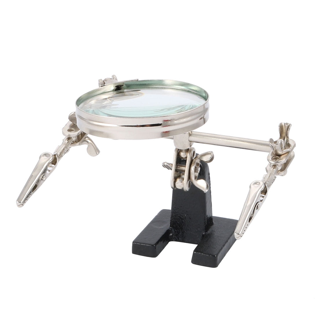 Magnifier Repair Clip Stand Desktop Magnifying Glasses 3X w Three ...
