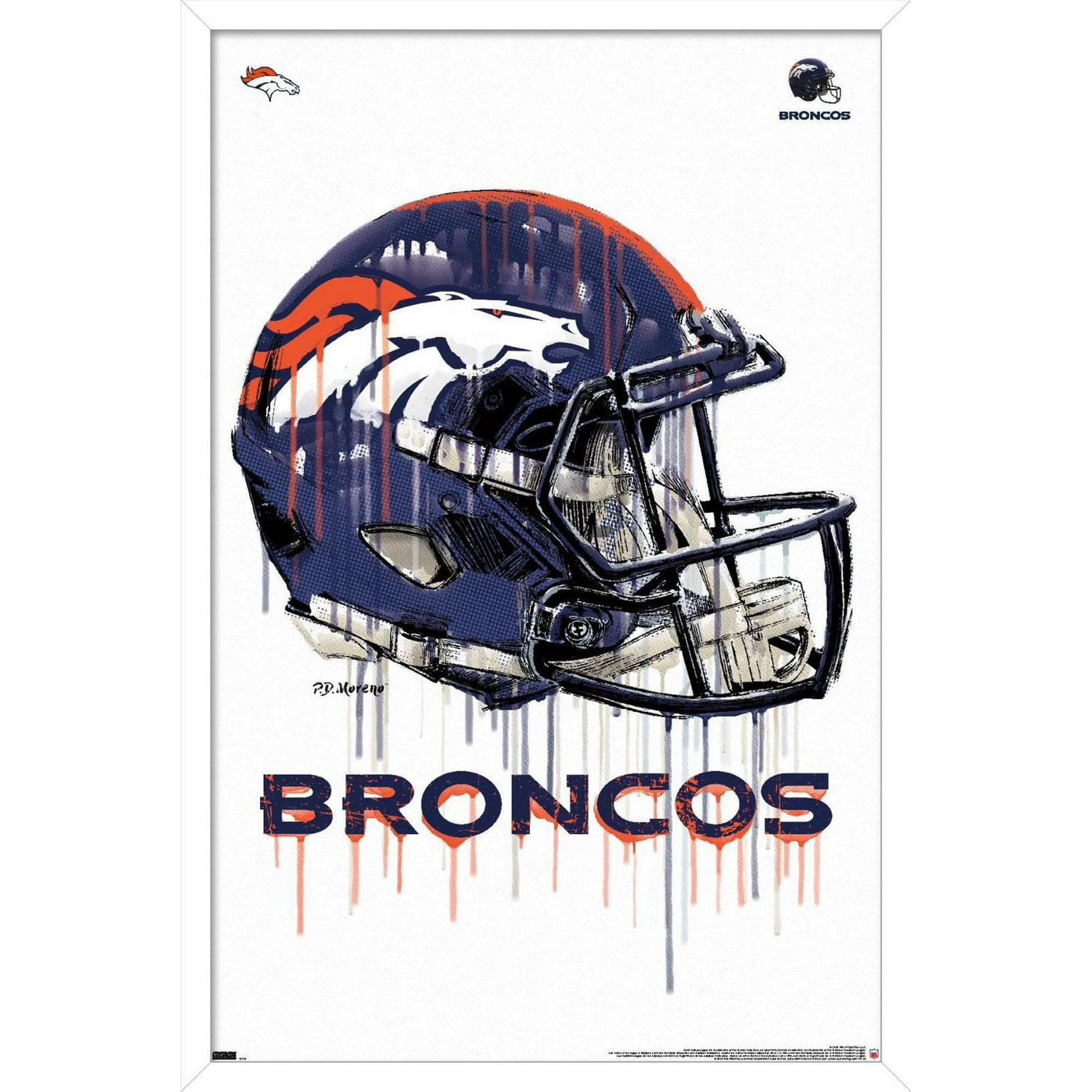 Click here for Trends International Nfl Denver Broncos - Drip Hel... prices
