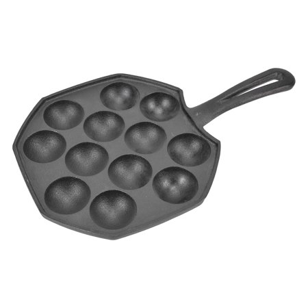Pancake Pan, Non Stick Egg Puff Pan High Strength Cast Iron For Kitchen ...