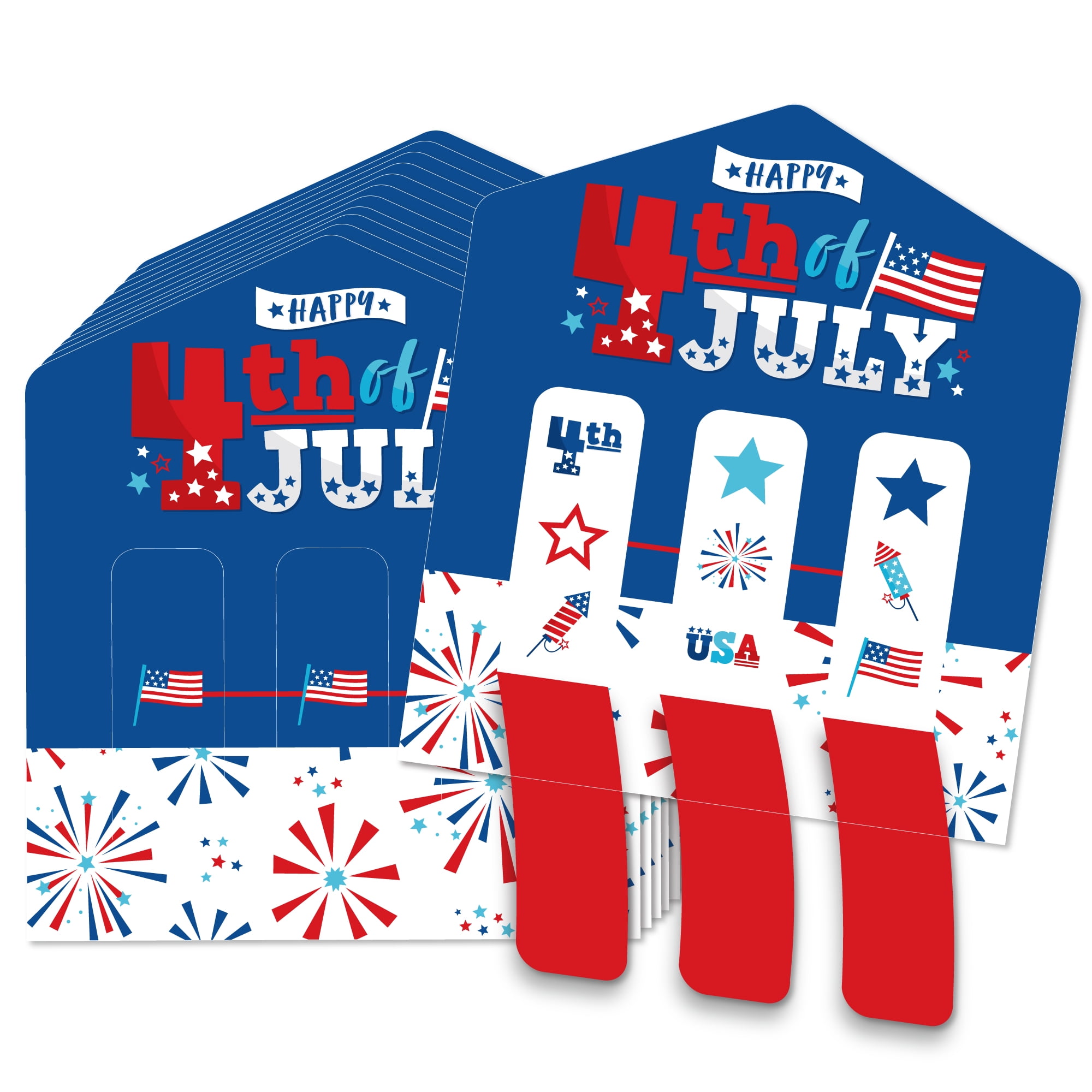 Big Dot of Happiness Firecracker 4th of July - Party Game Pickle Cards ...