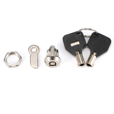 Cabinet Door Quarter Turn Security Tubular Cam Lock with Keys | Walmart ...