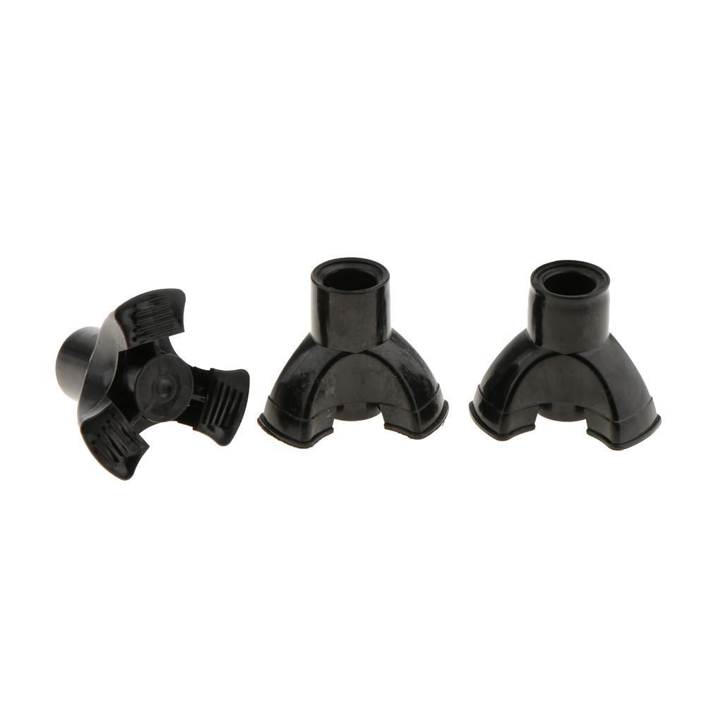Bearachild 3Pcs Ferrules Rubber End Walking Pole Stick Tips Bottom Feet ...