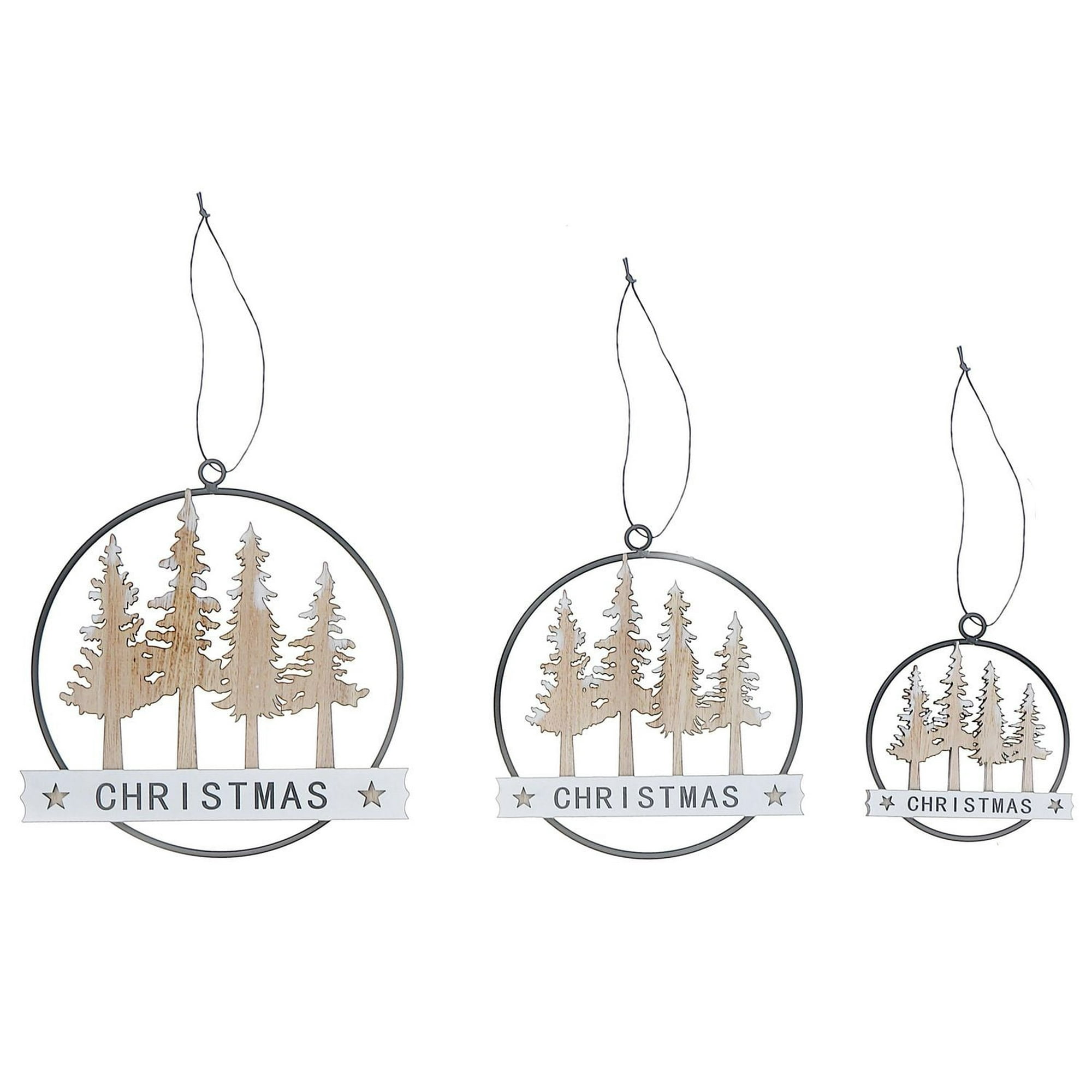 Click here for Ih Casadécor Metal Oval And Wood Tree Christmas Or... prices