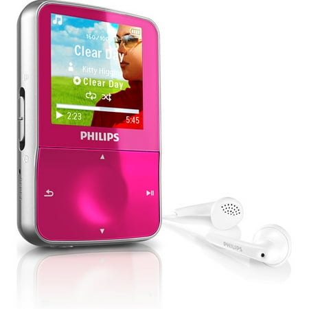 Philips Go Gear Vibe 4 GB MP3 player, Pink - Walmart.com
