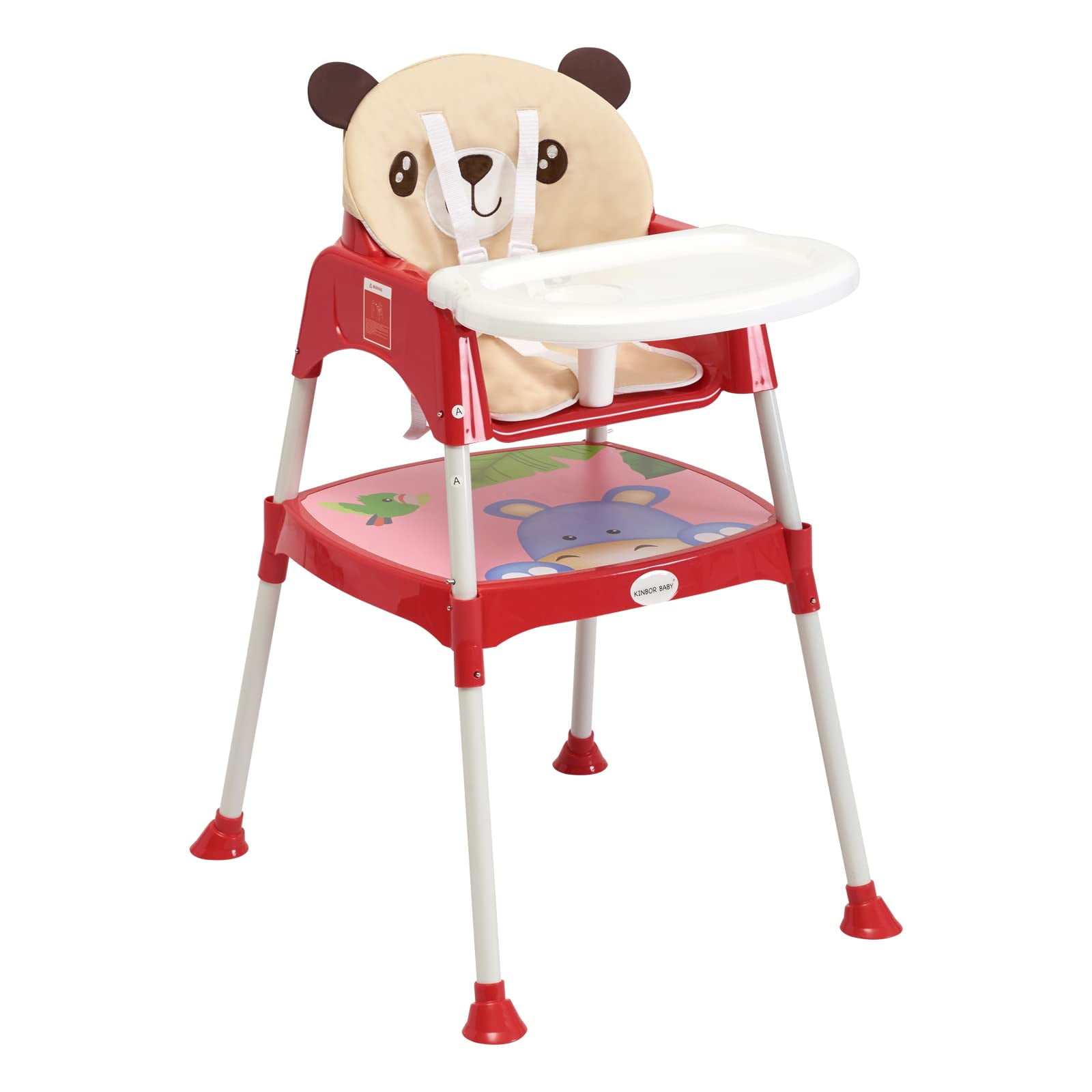 KINSUITE 4 in 1 Convertible Baby High Chairs For Babies And Toddlers kinsuite-4-in-1-convertible-baby-high-chairs-for-babies-and-toddlers