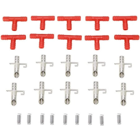 Nipple Drinker, 10 Pcs Automatic Water Feeder Nipple Waterer Rodent ...