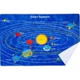 Kids Educational Play Rug for Classroom, Solar System Design, 5' X 7 ...