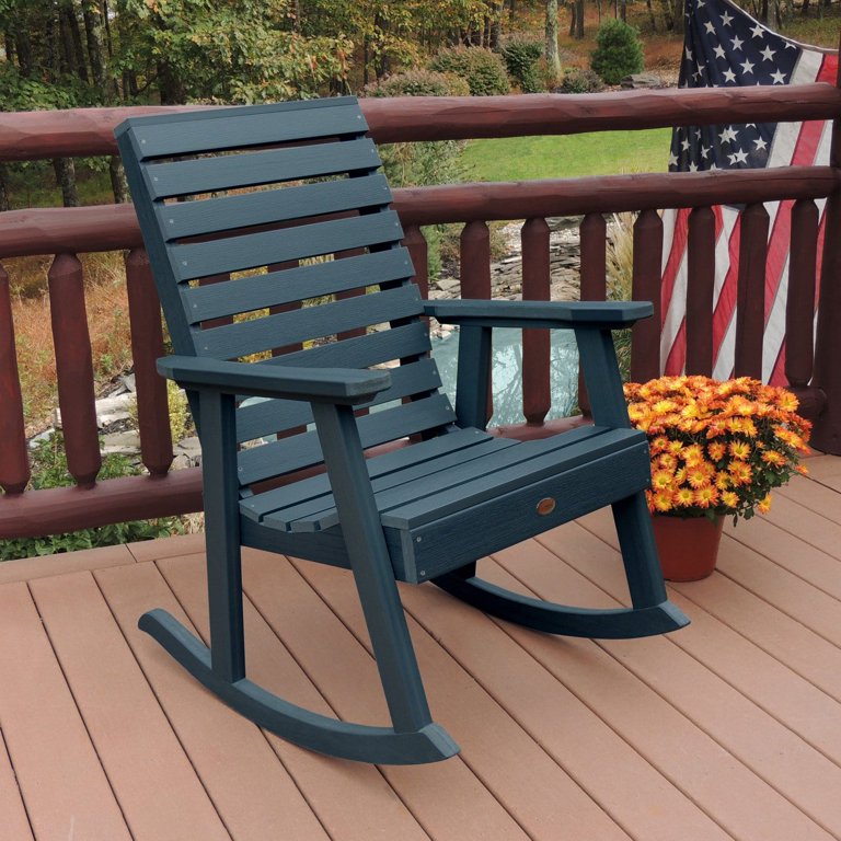 Recycled Plastic Rocking Chair LuxCraft Comfort Rocking Chair