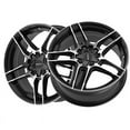 Motiv 16x7.5 5X100 434MB Matic Black Wheel Rim - Walmart.com
