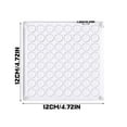 Acrylic Organizer, 64 Round Grid Clear Acrylic Magnetic Transparent ...