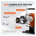 12V Water Transfer Pump 360 GPH - Portable Electric Utility Pump with ...
