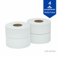 Georgia-Pacific Compact Coreless 2-Ply Recycled Fiber Toilet Paper, 19378, 1500 Sheets Per Roll ...