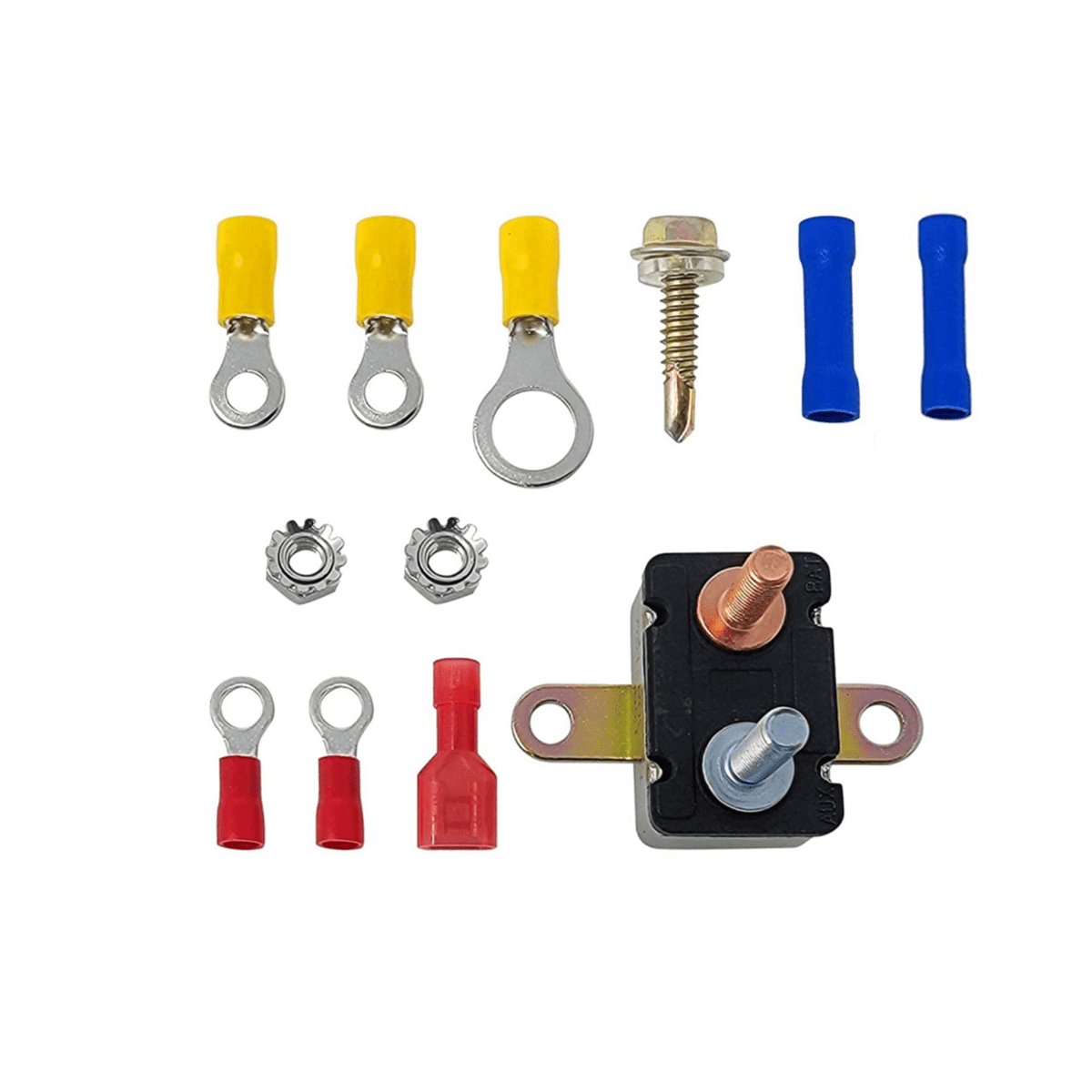 Electric Fan Fuel Pump Harness and Relay Kit 30A Relay Circuit Breaker ...