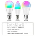 Tuya Smart WiFi Bulb Alexa Lamp Alice Voice Control E14 5W 7W 9W E27 ...