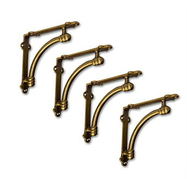 NACH Half Round Wall Mount Shelf Bracket, Decorative Brackets, Heavy ...