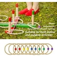 ABCISI 10 Pcs Multicolor Sisal Rope Ring Toss Game Replacement Parts ...
