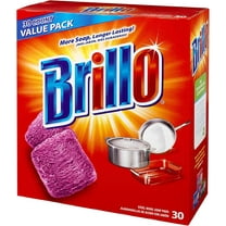 Brillo Steel Wool Soap Pads, 10 Count for Cleaning Stainless, Scour ...