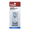 Hyper Tough 3.5 in. Horizontal Staple Safety Hasp, Zinc Plated ...
